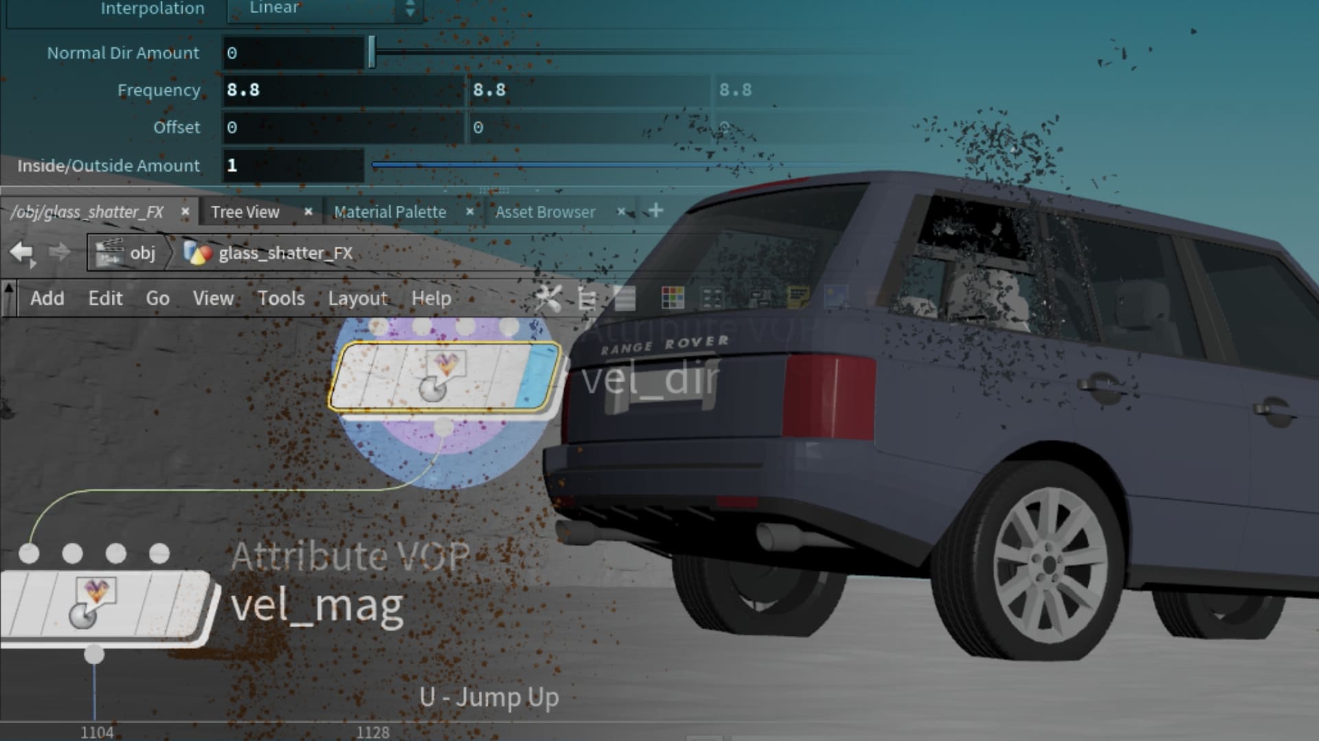 Impact-Based Particle Setups in Houdini | fxphd